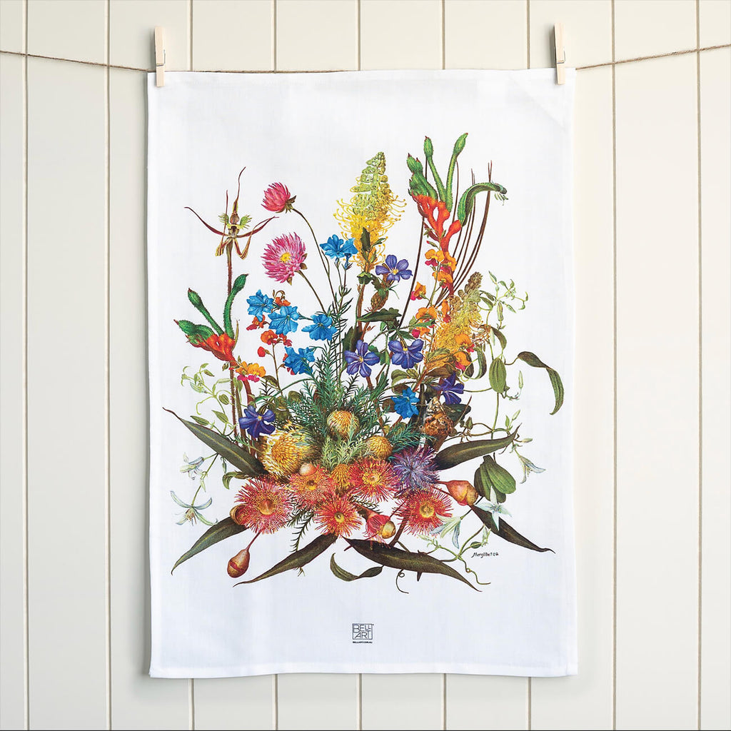Australian Native Tea Towels - Mr Towaza's Bread Board – Bell Art