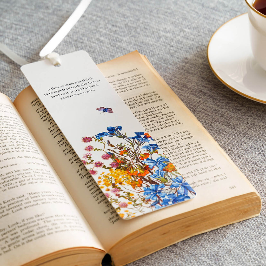 Woodlands Bookmark- Leschenaultia & Pomegranate | All Products ...