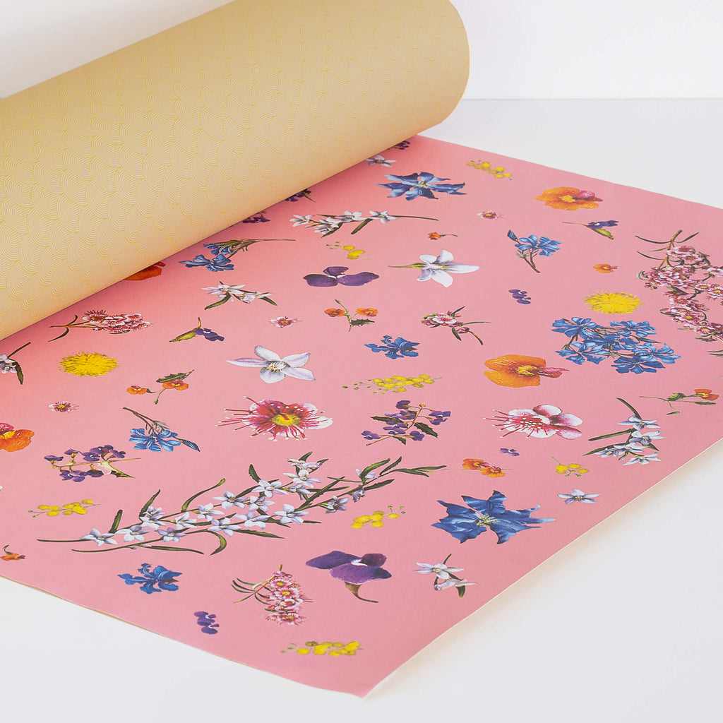 Blossoms Wrapping Paper - Pink – Bell Art
